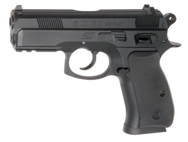 AIRSOFT CZ 75 compact Pistol-CZ75 1.6 joule co2-pistolet bille repliqu ...